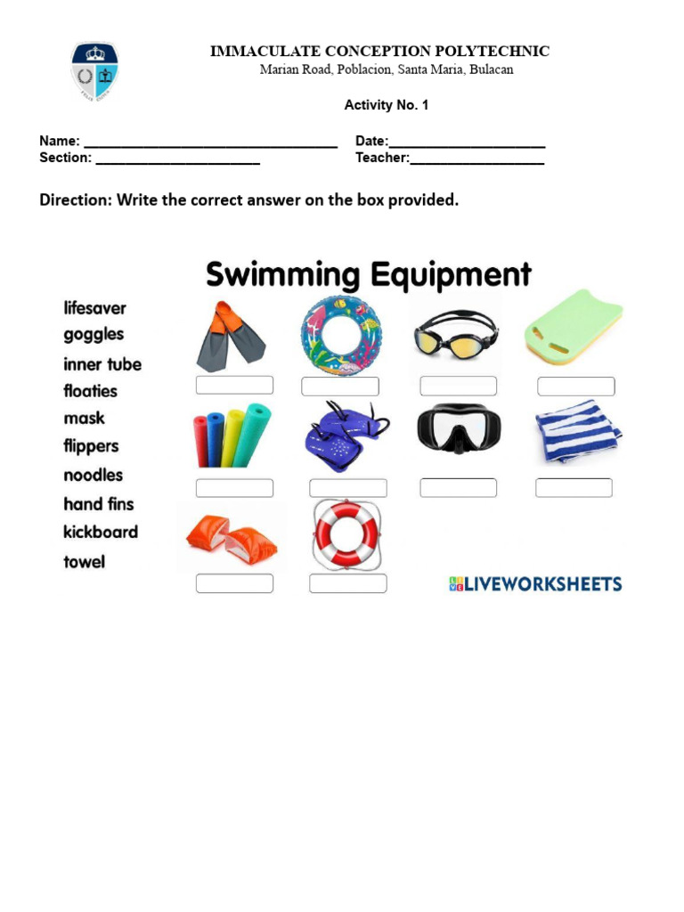 Student Activity Worksheet | PDF