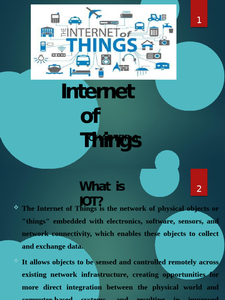 Understanding the Internet of Things (IoT) | PDF | Internet Of Things ...