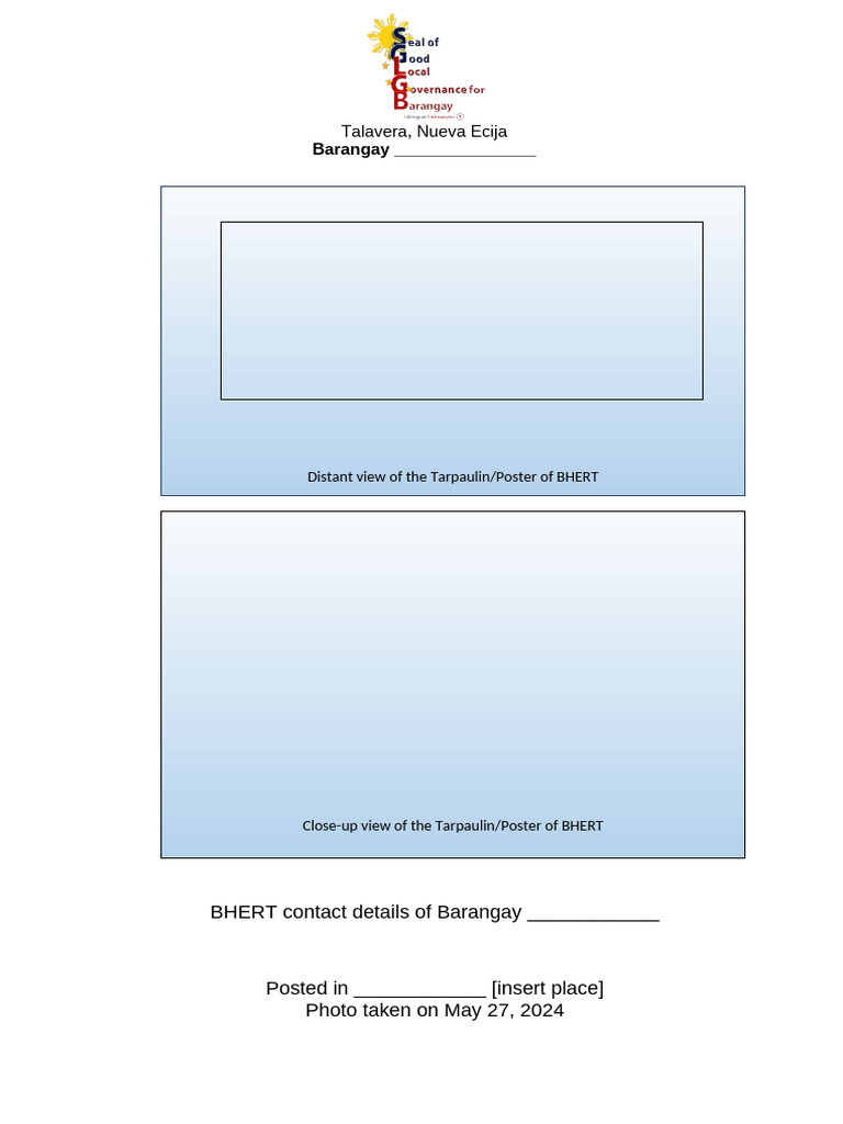 1.1.1 BHERT Photo Documentation | PDF