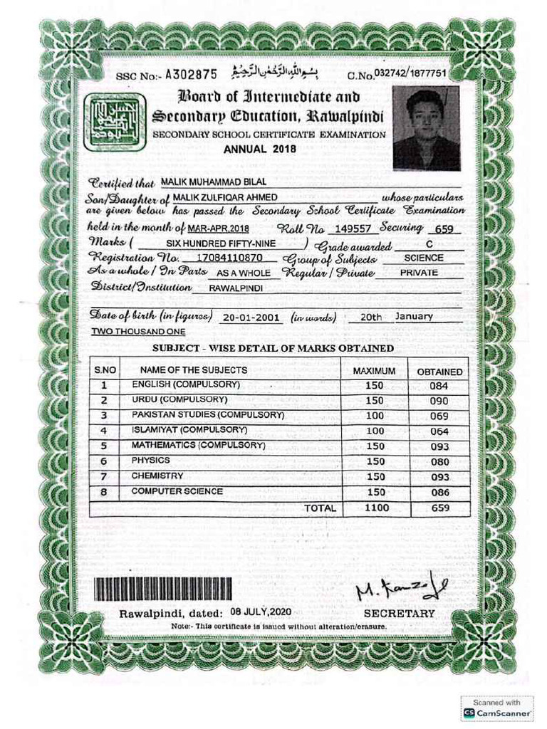 Matric Compressed 11zon | PDF