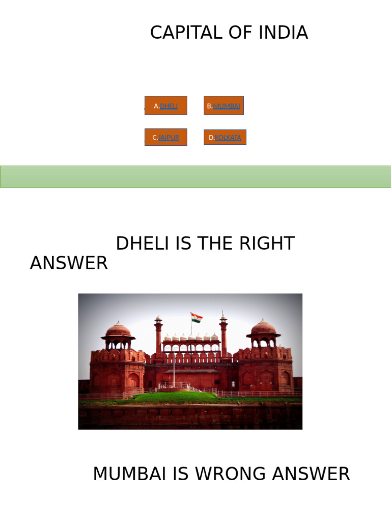 CAPITAL OF INDIA | PDF