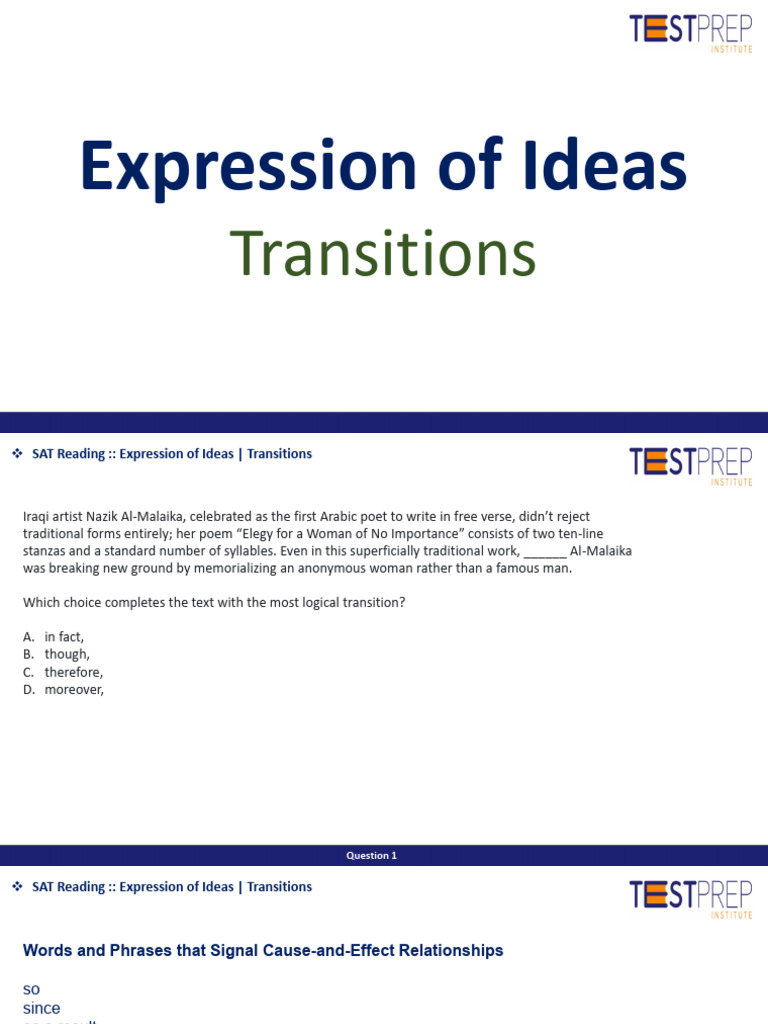 Transitions | PDF