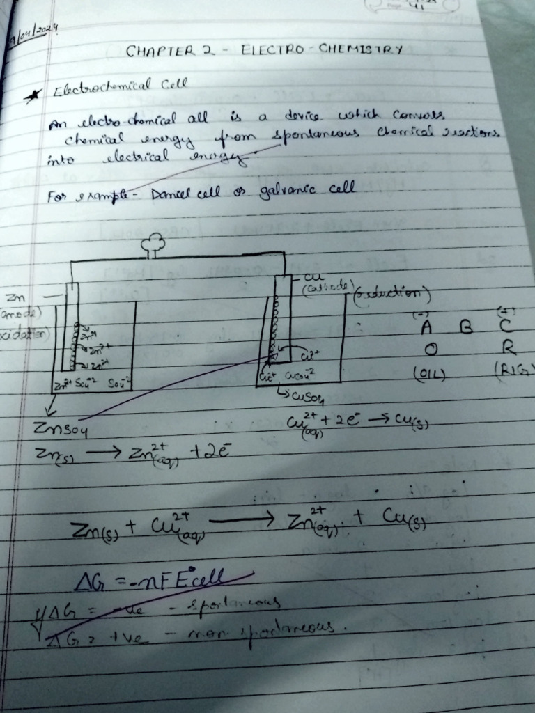 Electrochemistry | PDF