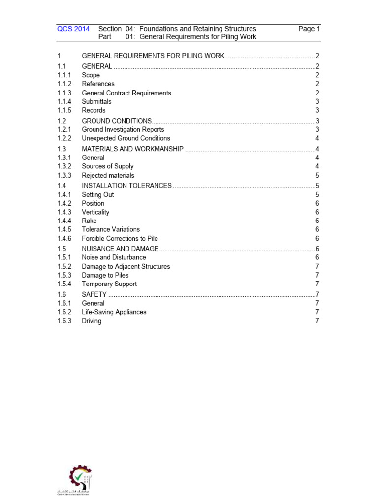 04 Foundations and Retaining Structures | PDF | Deep Foundation | Concrete