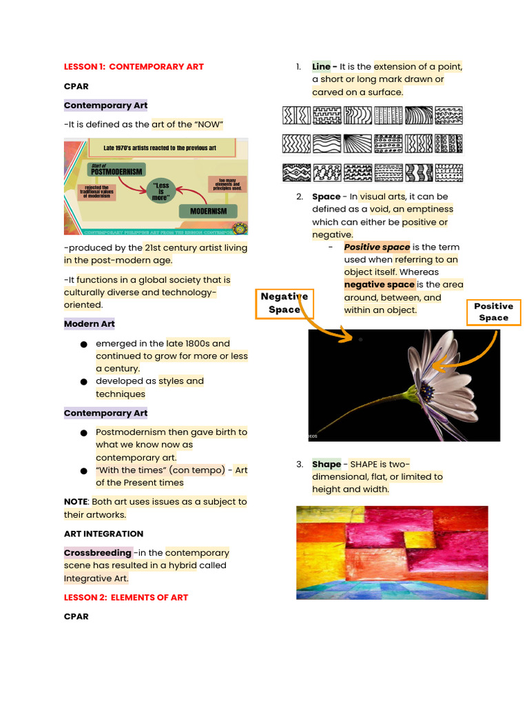 Cpar Reviewer | PDF | Color | Artistic Techniques