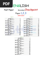Cambridge checkpoint 2025 - G8 | PDF | Educational Assessment ...