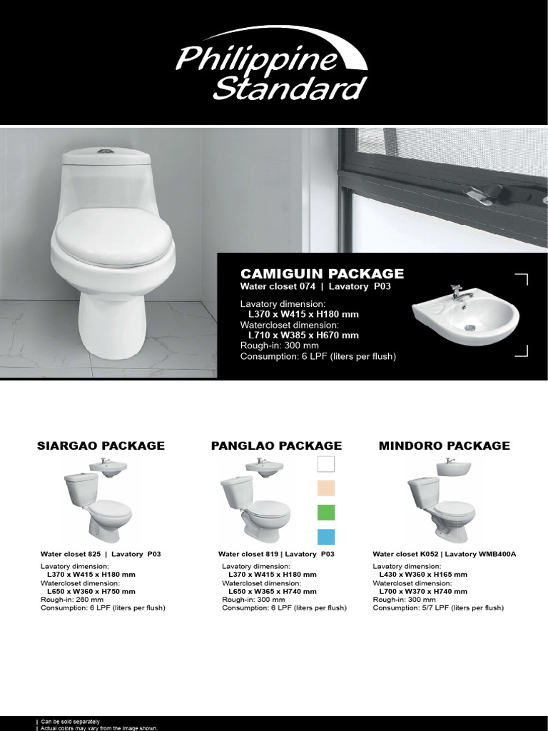 Philippine_Standard | PDF | Toilet | Domestic Implements