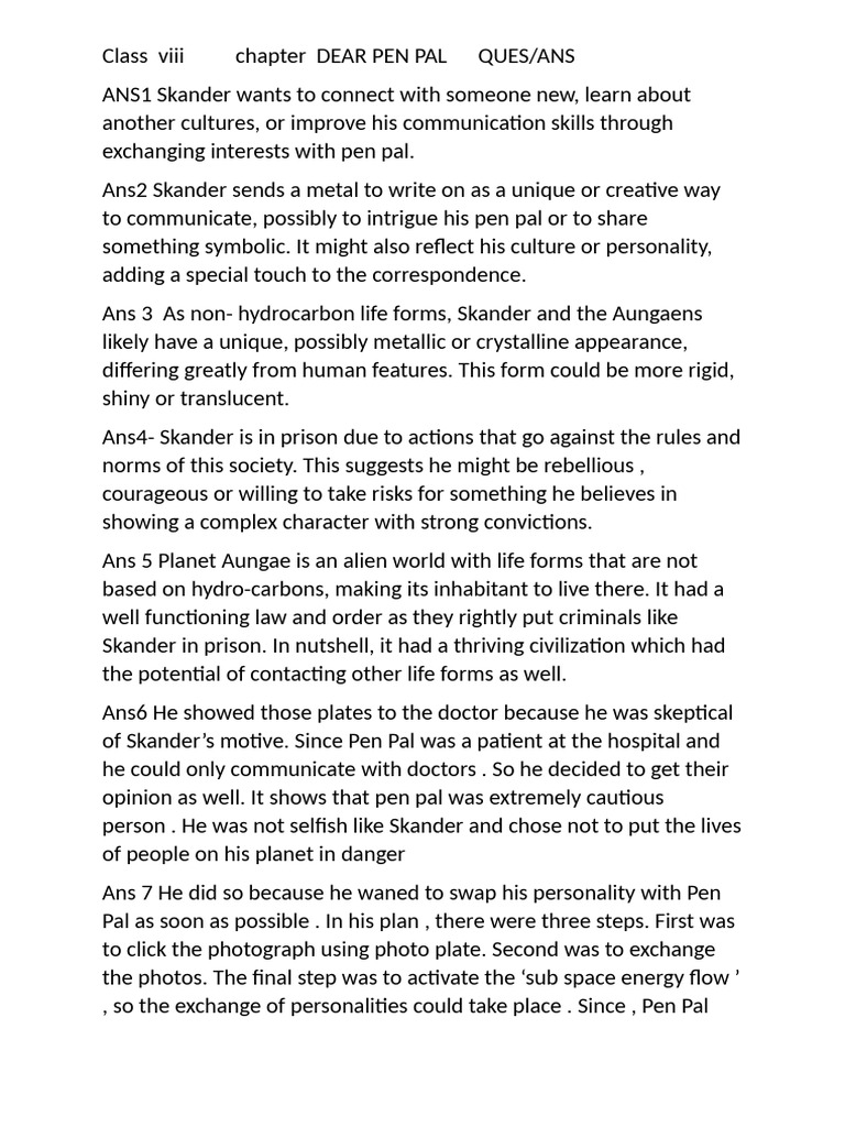 DEAR_PEN_PAL_25112024_131342= | PDF | Defamation