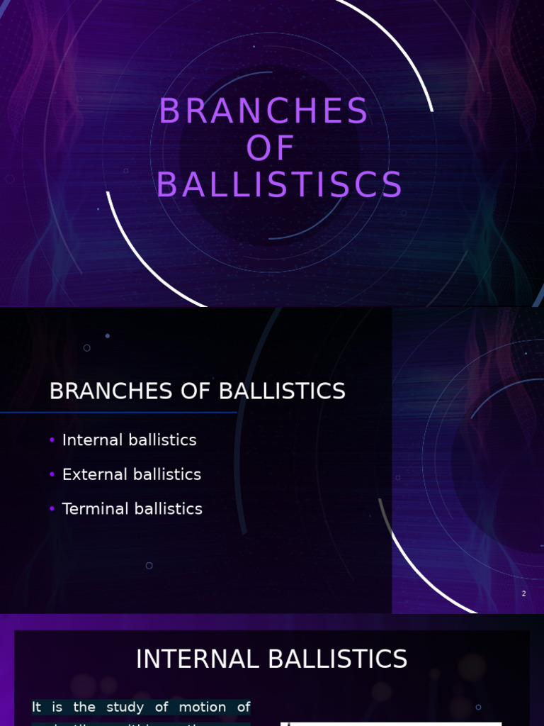 Branches of Ballistics | PDF | Bullet | Gun Barrel