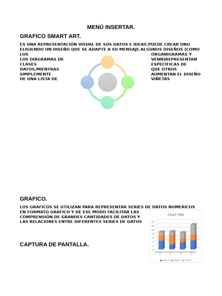 Menú Insertar | PDF