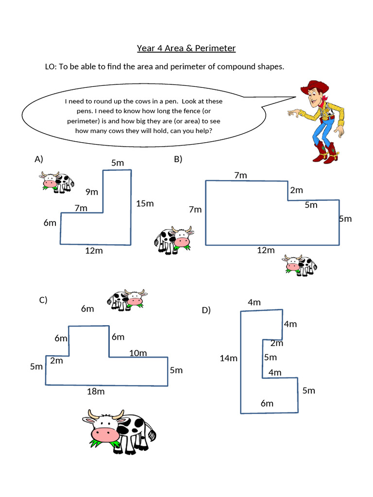 Year 4 Area and Perimeter Guide | PDF