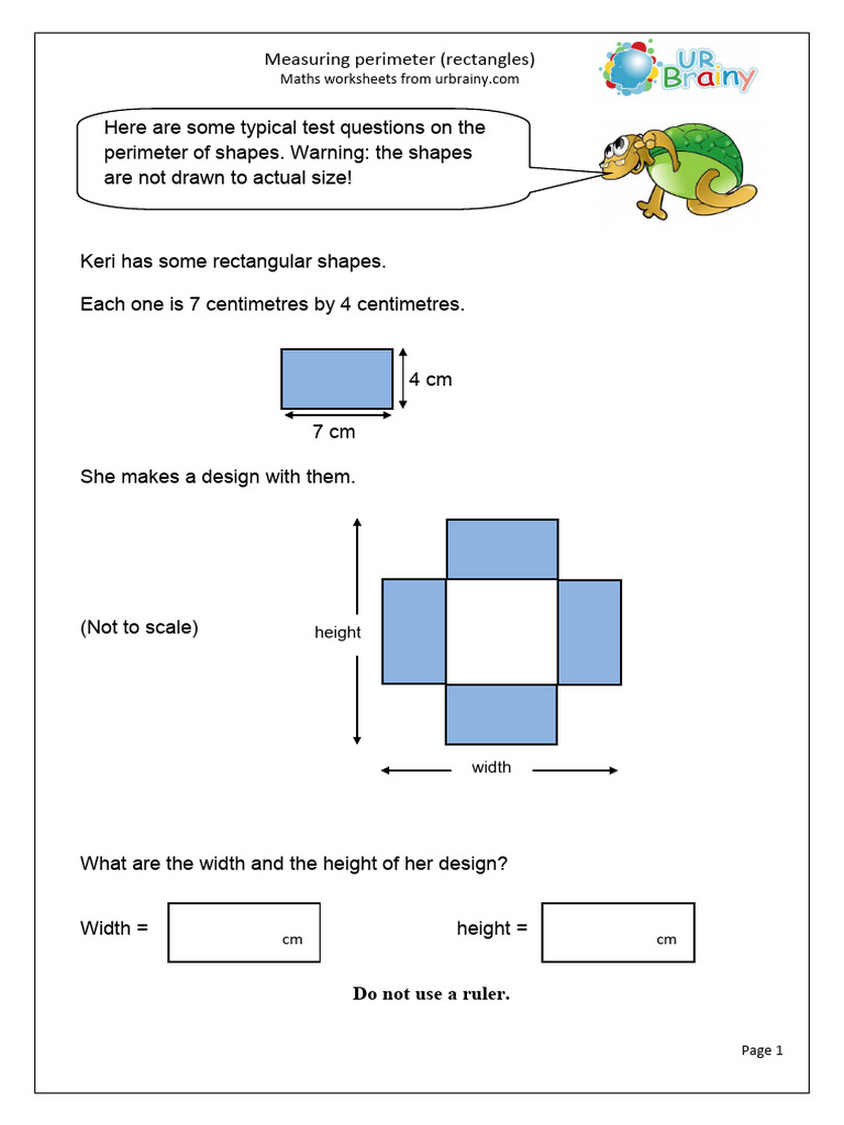 measuring-the-perimeter-of-rectangles | PDF | Length | Rectangle