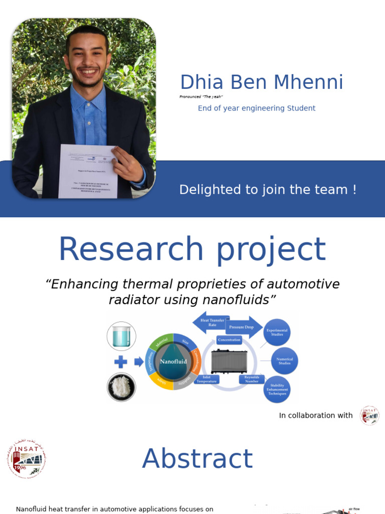 Presentation MITACS | PDF | Heat Transfer | Heat