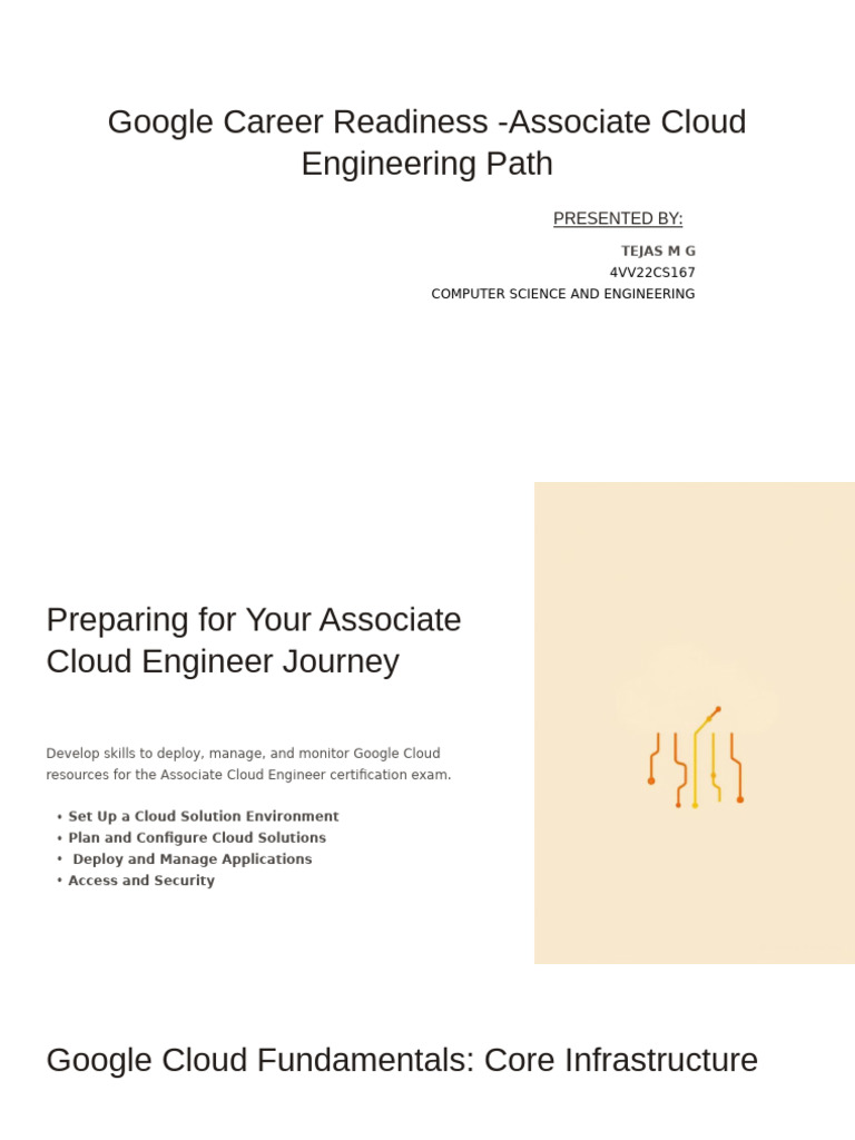 Google Career Readiness Associate Cloud Engineering Path FINAL | PDF | Cloud Computing | Load ...