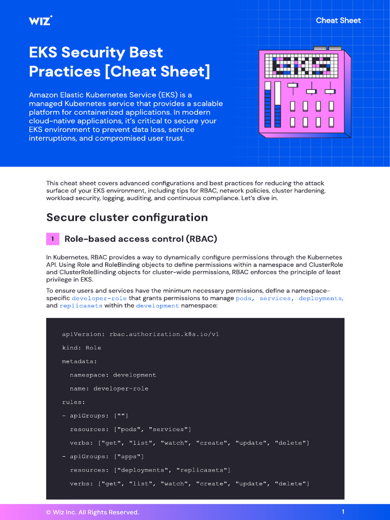 EKS Security Monitoring Best Practices | PDF | Security | Computer Security