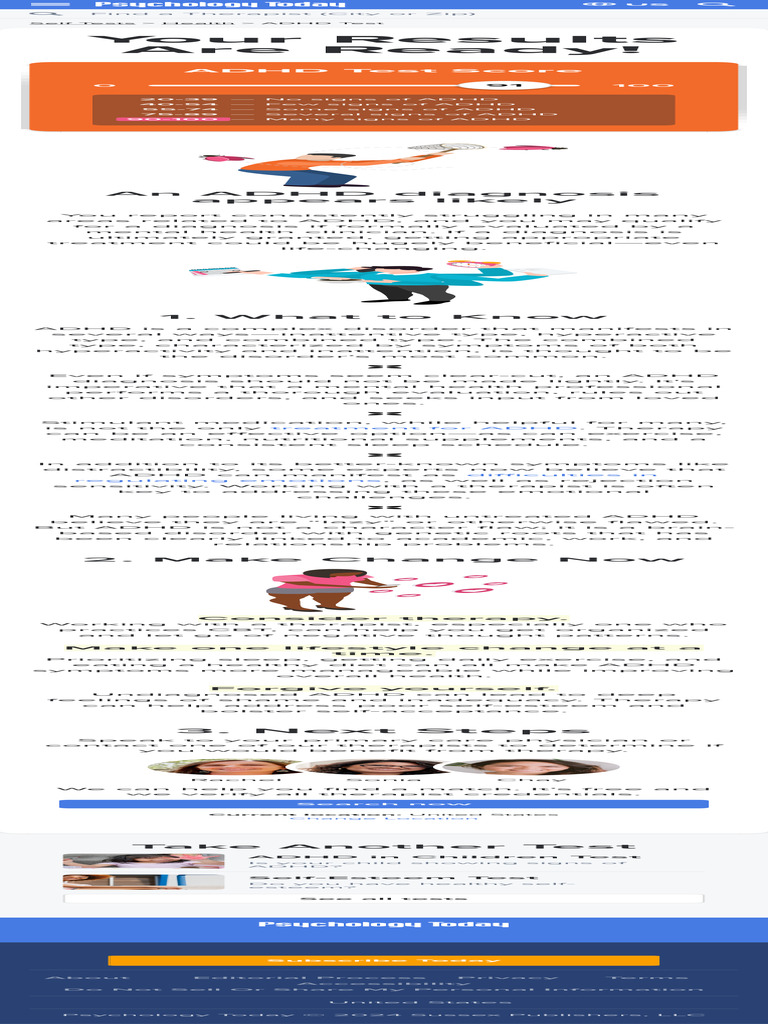 ADHD Self-Test Results and Insights | PDF | Attention Deficit ...