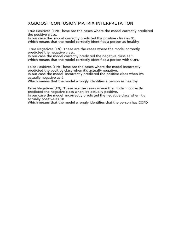 Xgboost Confusion Matrix Interpretation Pdf