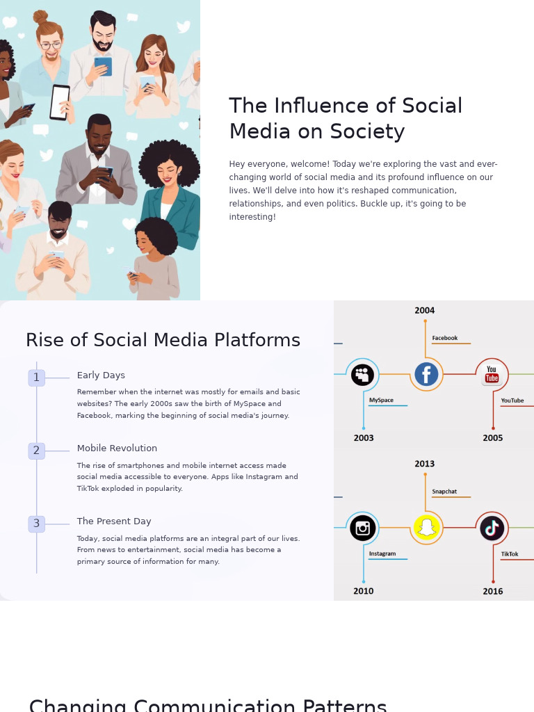 The Influence of Social Media On Society | PDF | Social Media | Popular ...