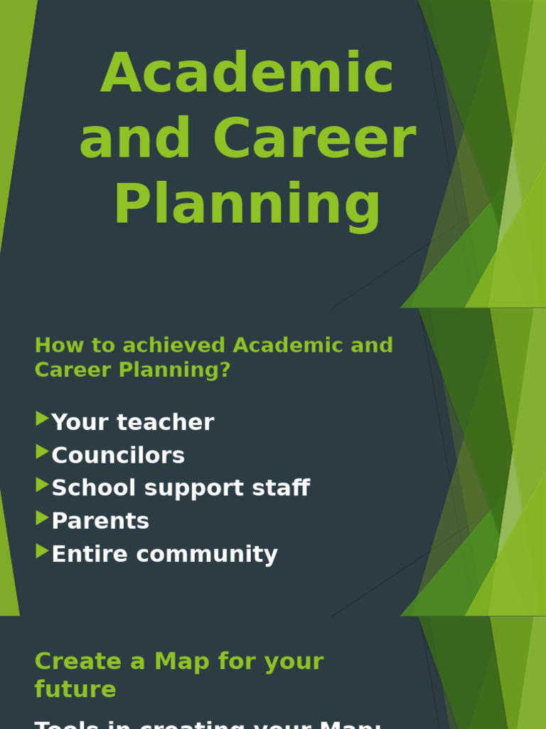 Academic and Career Planning Guide | PDF