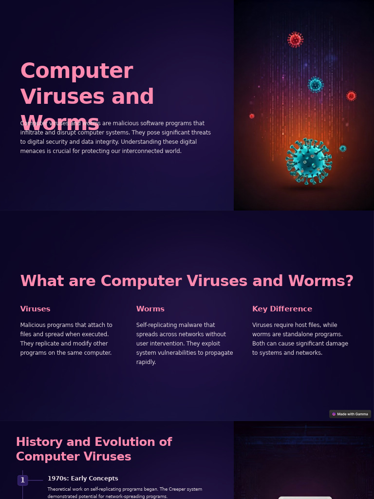 Understanding Computer Viruses and Worms | PDF | Computer Virus | Malware