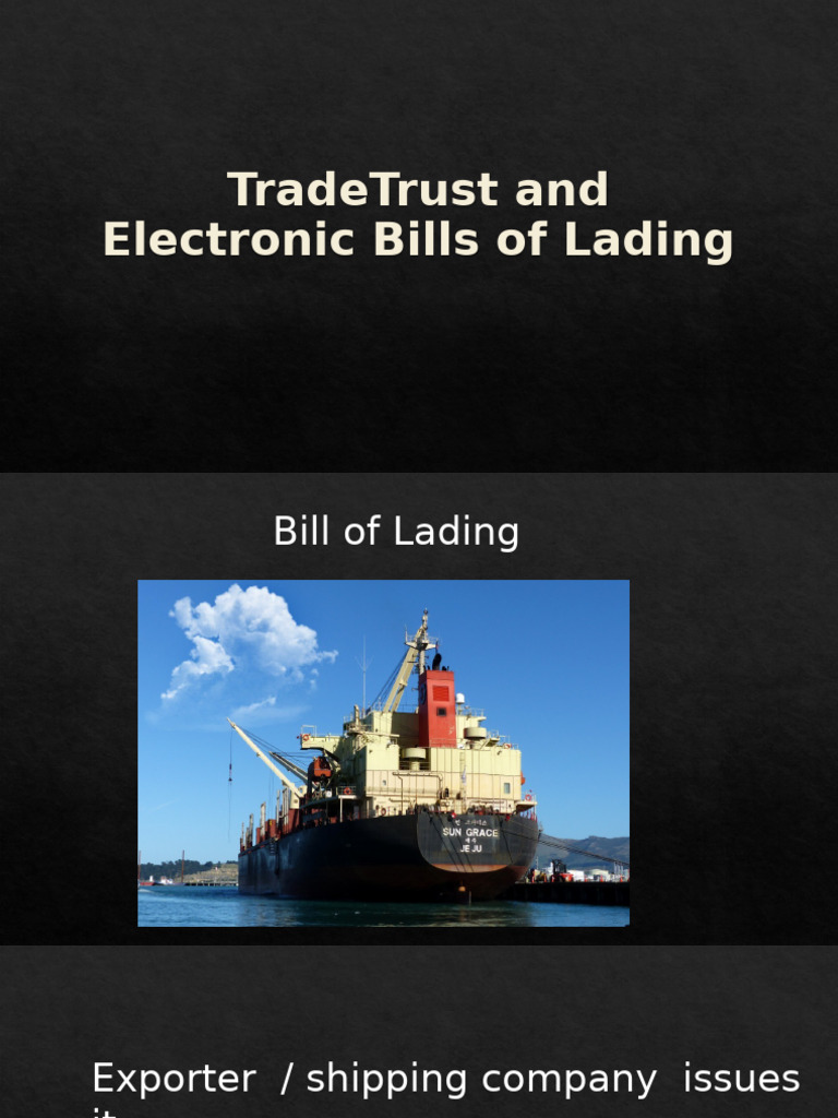 blockchain and trade trust | PDF