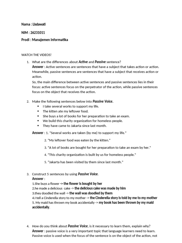 LISDAWATI 26231011 | PDF | Reading Comprehension | Behavior Modification