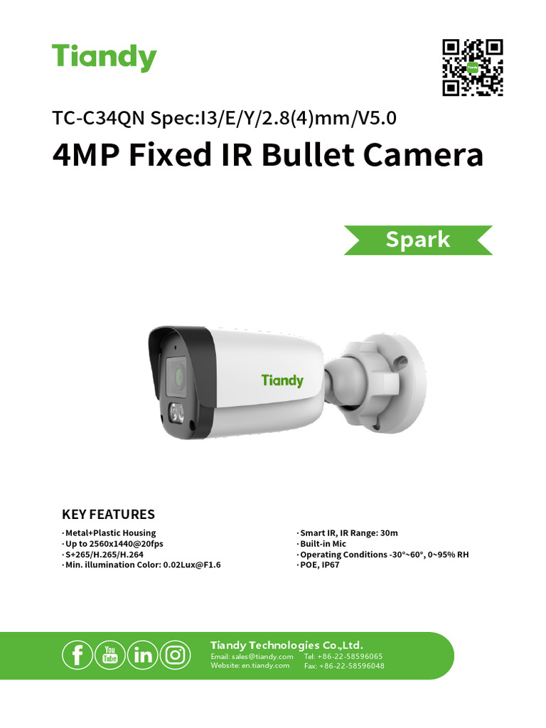 TC-C34QN SpecI3EY2.8 (4) mmV5.0 | PDF | Camera Lens | Imaging