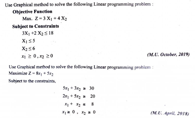 module 1 OR | PDF