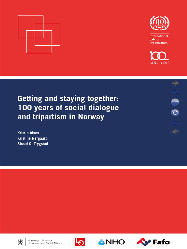 Getting and staying together: 100 years of social dialogue and tripartism in Norway | PDF ...