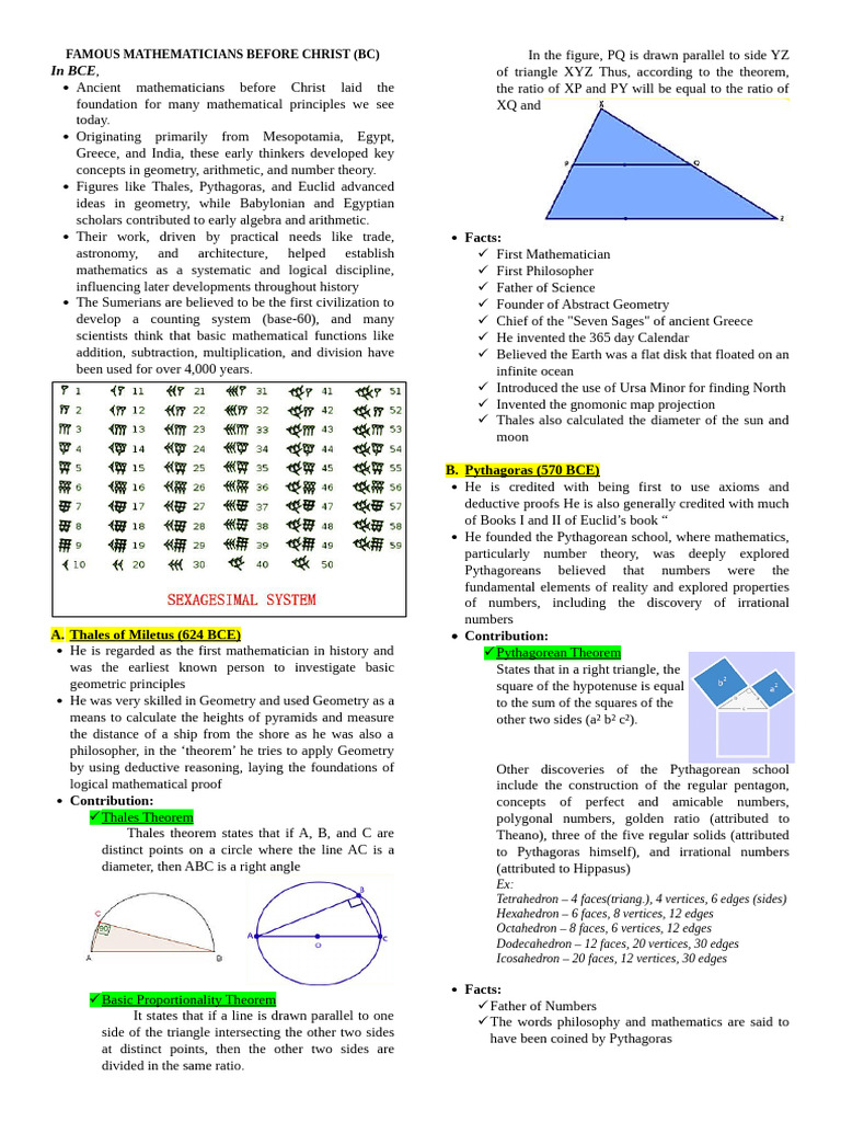 Math 167 Compilation of Midterm Notes | PDF | Mathematics | Geometry