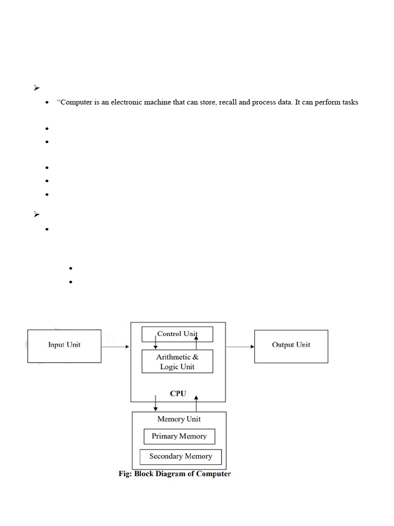 Second PU - CS Notes | PDF | Random Access Memory | Computer Data Storage