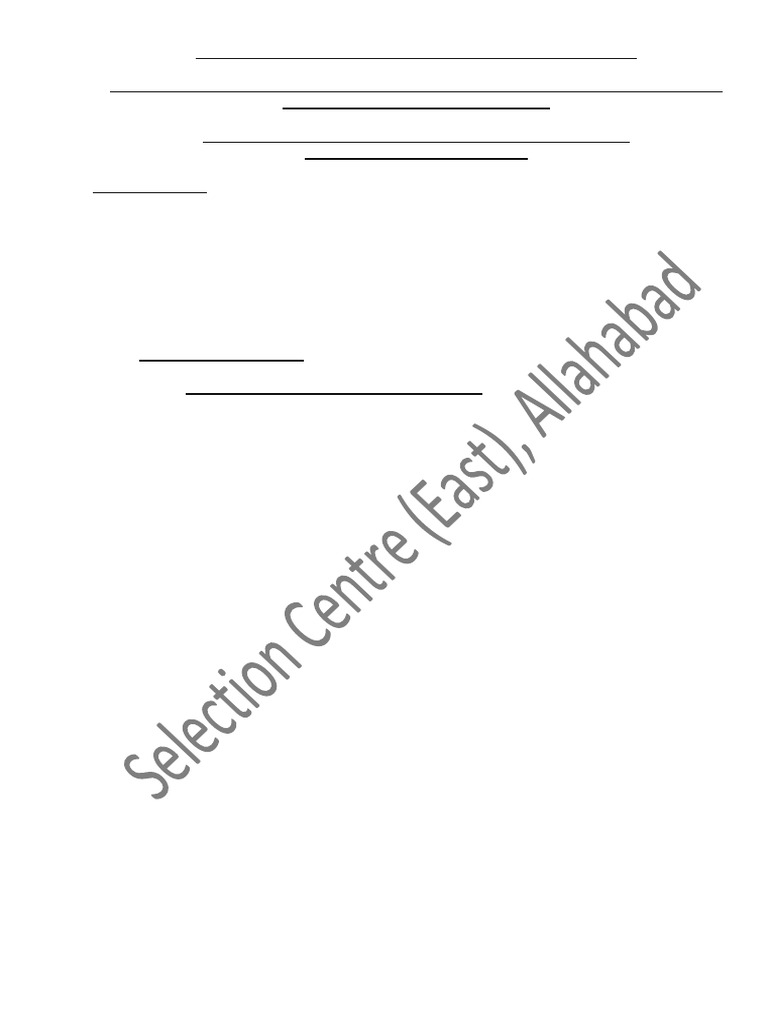 Call Up Letter Sce Allahabad For SSC (Tech) 59 Course | PDF | Aerospace ...
