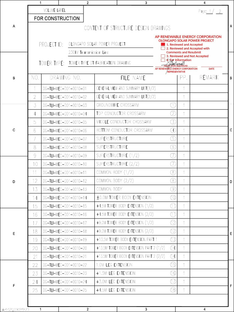 DT Fabrication Drawing | PDF