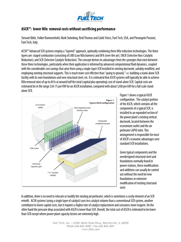 Cost-Effective NOx Reduction with ASCR | PDF | N Ox | Chemical Reactions