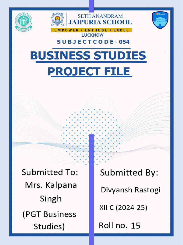 Stock Market Project - Class XII | PDF