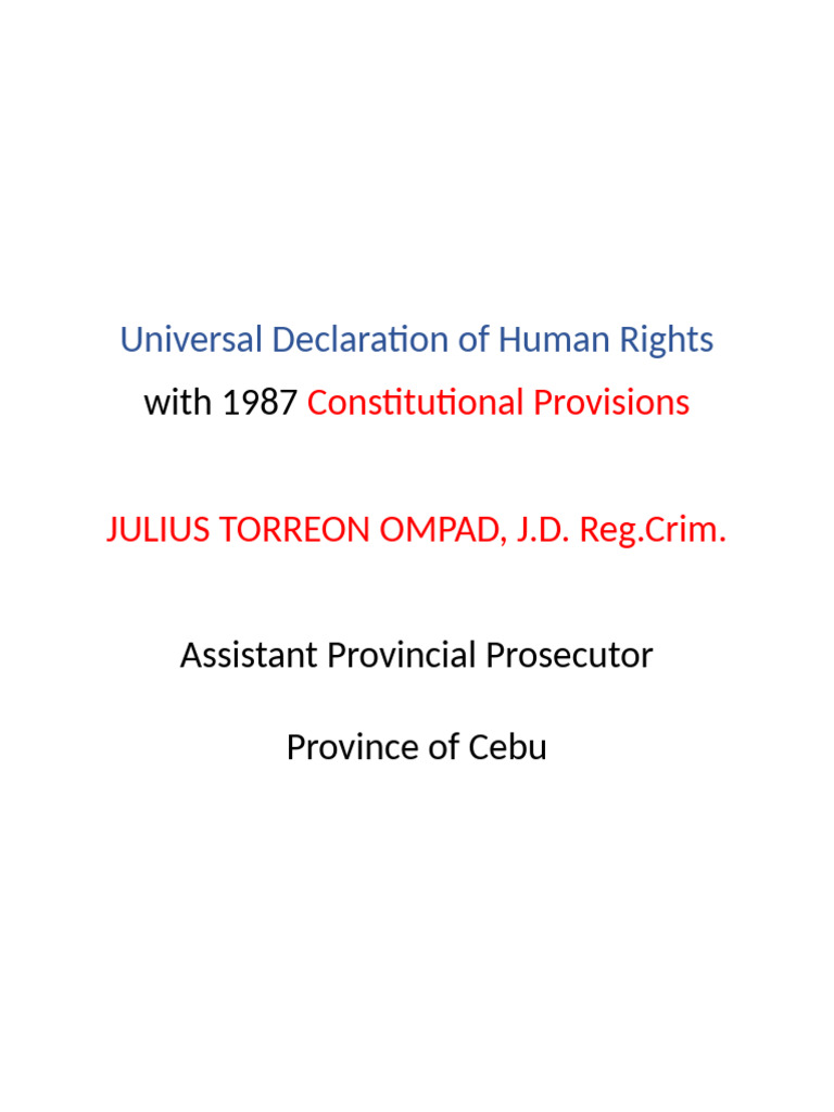 Universal Declaration of Human Rights | PDF | Human Rights | Arrest