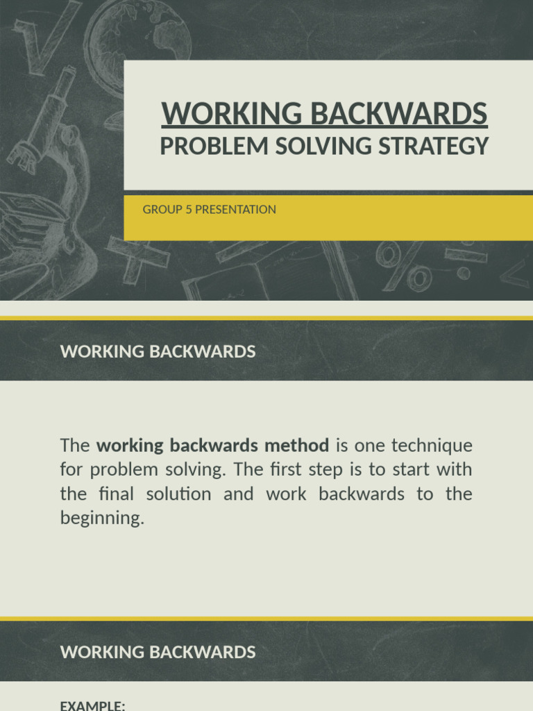 Working Backwards | PDF