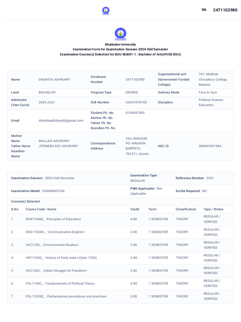 registration number | PDF