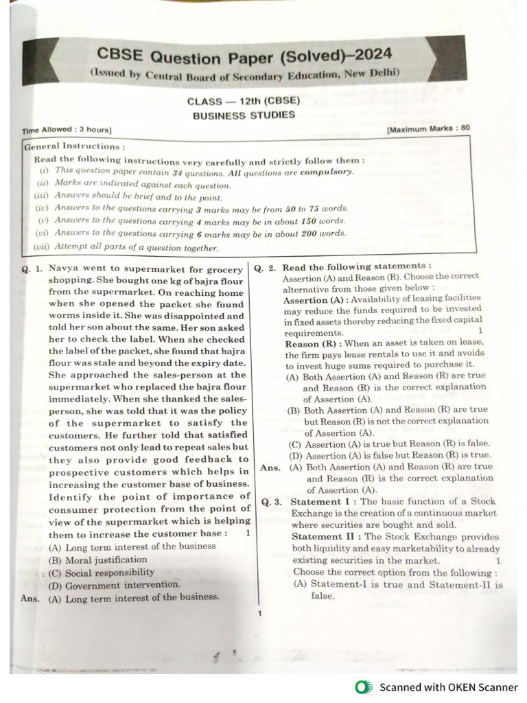 Past Exam Question P | PDF
