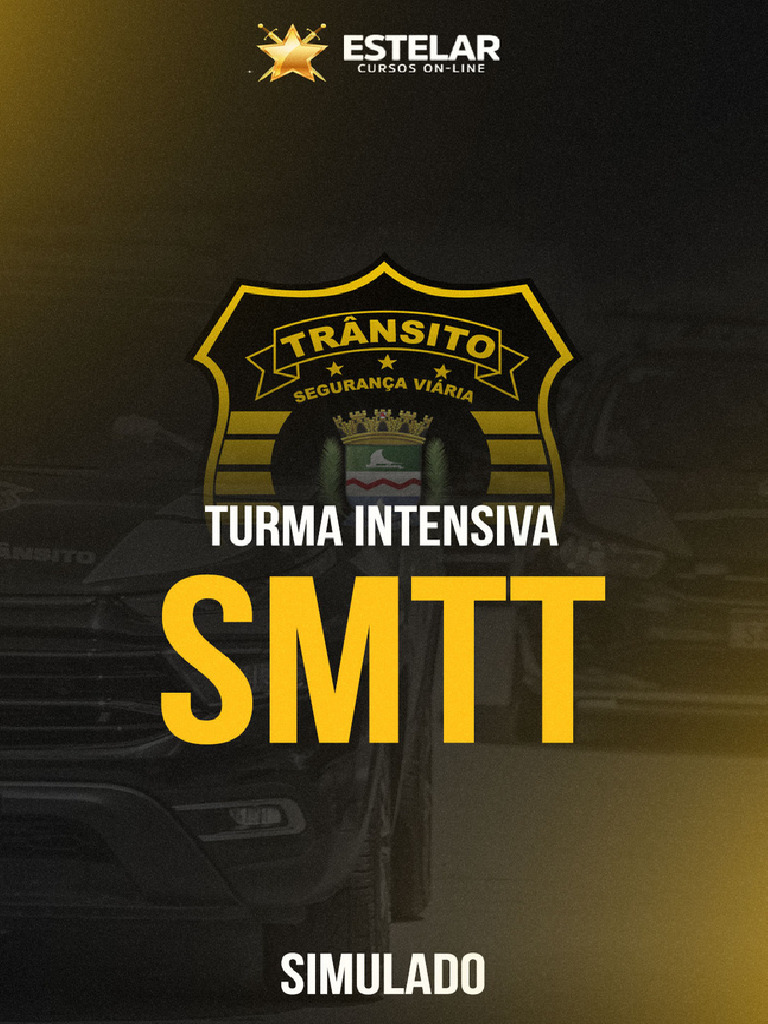 Simulado SMTT - Estelarcursos | PDF | Crimes | Crime e Violência