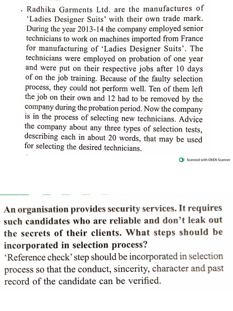 Selection Process | PDF