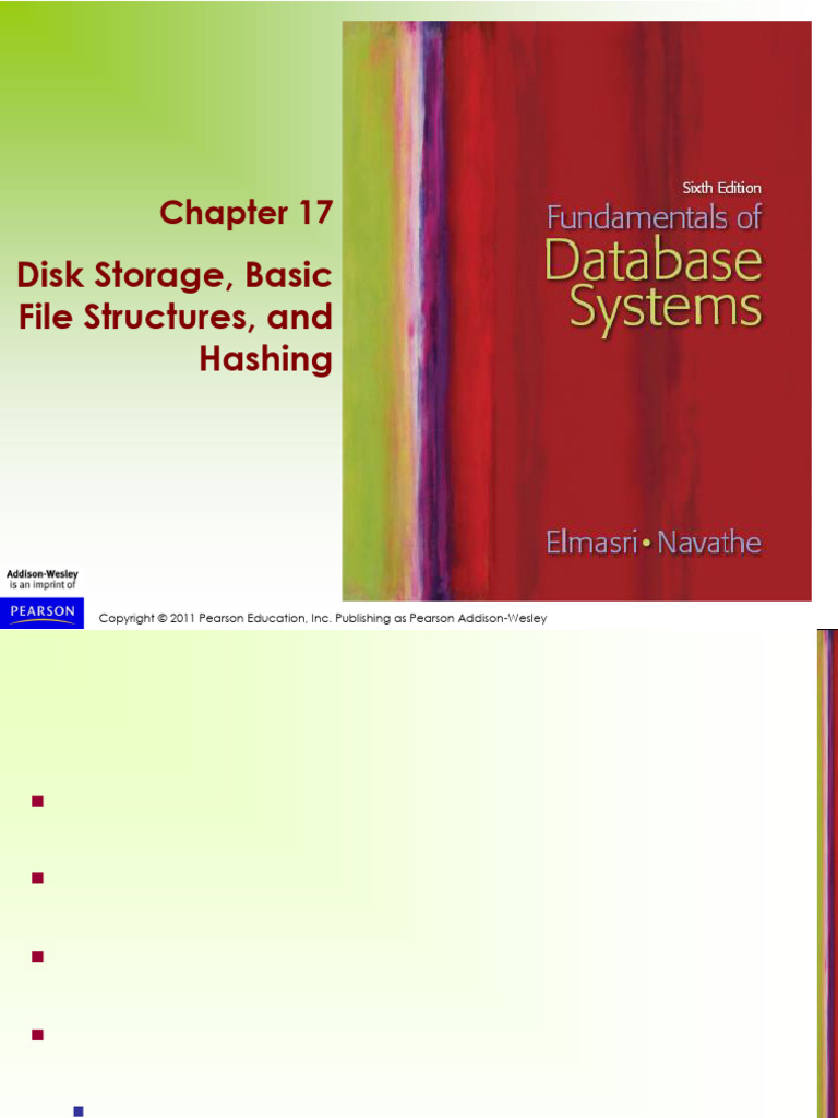 1. Elmasri_6e_Ch17 | PDF | Disk Storage | Computer Data Storage