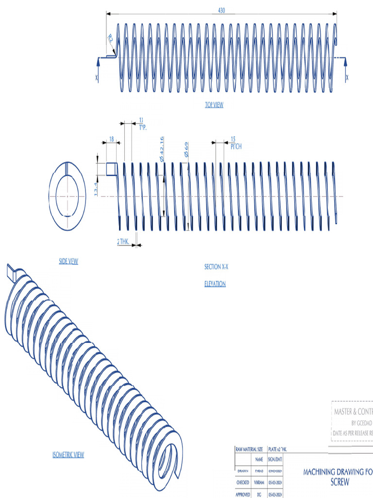 Fixed Pitch Screw | PDF