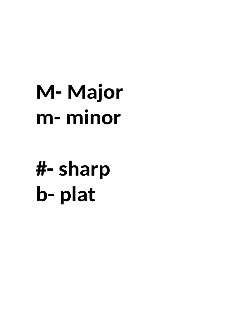 Upper and Lower Chords | PDF