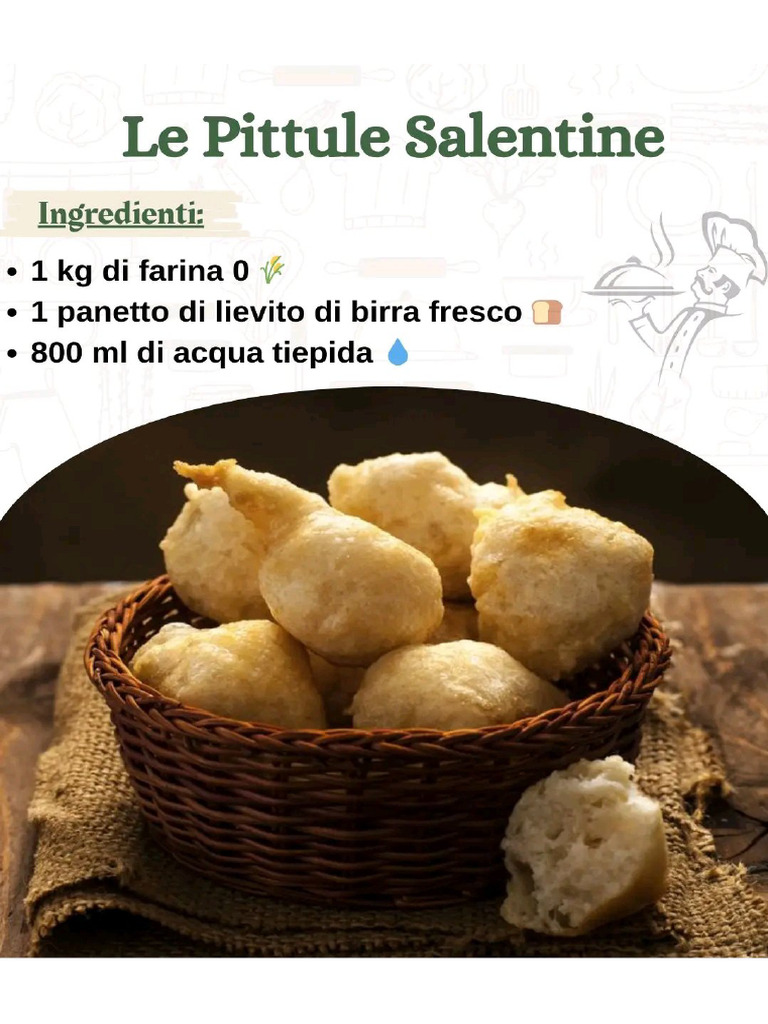 Ricetta Pittule Salentine Fritte | PDF