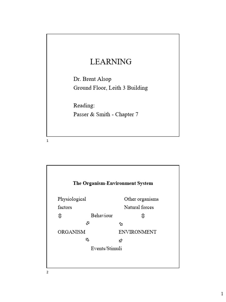 Understanding Classical Conditioning | PDF | Classical Conditioning | Psychological Concepts