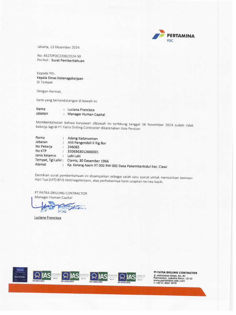 Scan Paklaring - Rig 10 - Dyah | PDF