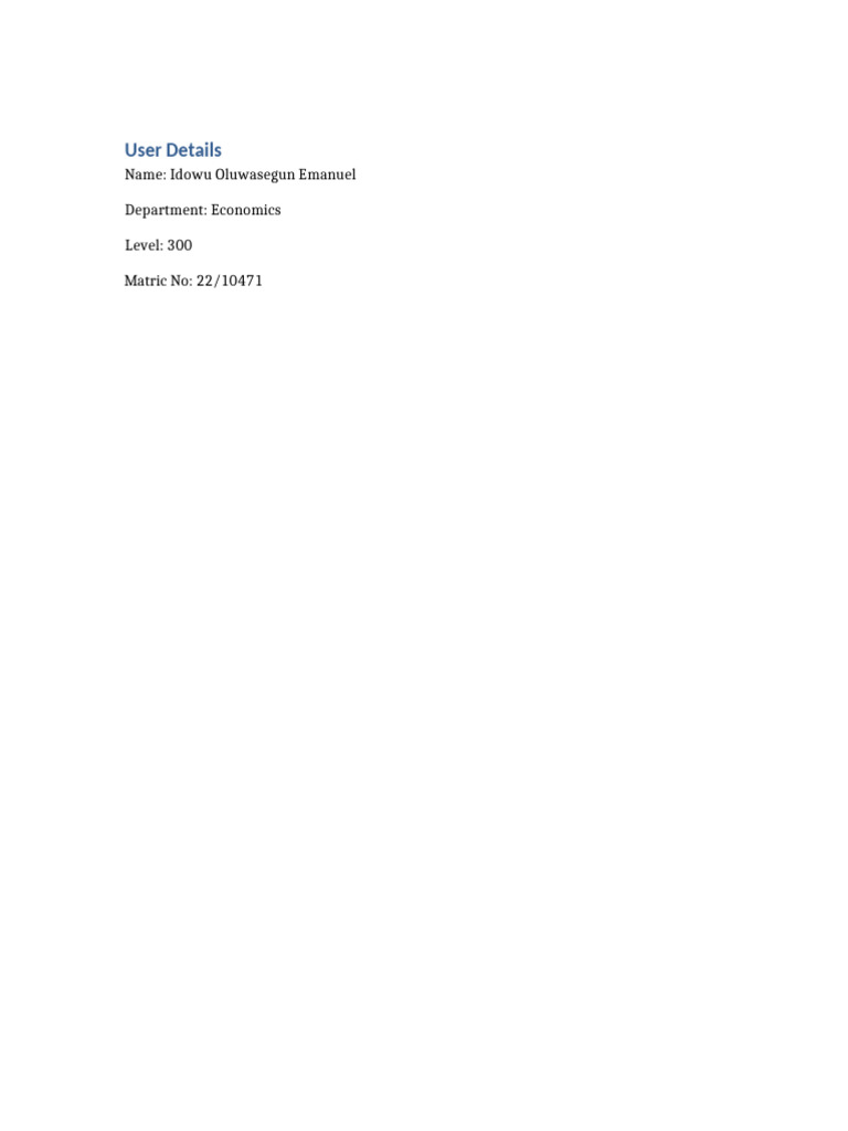 User Details With Screenshots | PDF