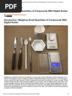 How To Make Homemade Weighing and Balance Scales (DIY) | PDF | Weighing ...