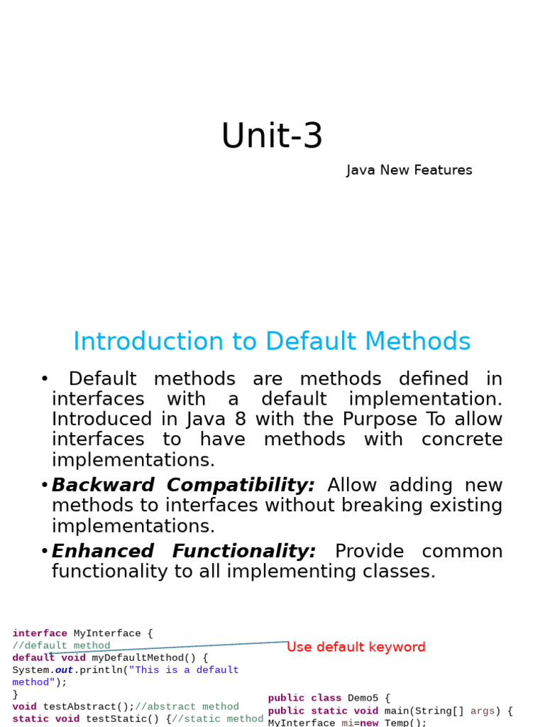 unit-3 JAVA | PDF | Class (Computer Programming) | Method (Computer ... unit-3 JAVA | PDF | Class (Computer Programming) | Method (Computer ...